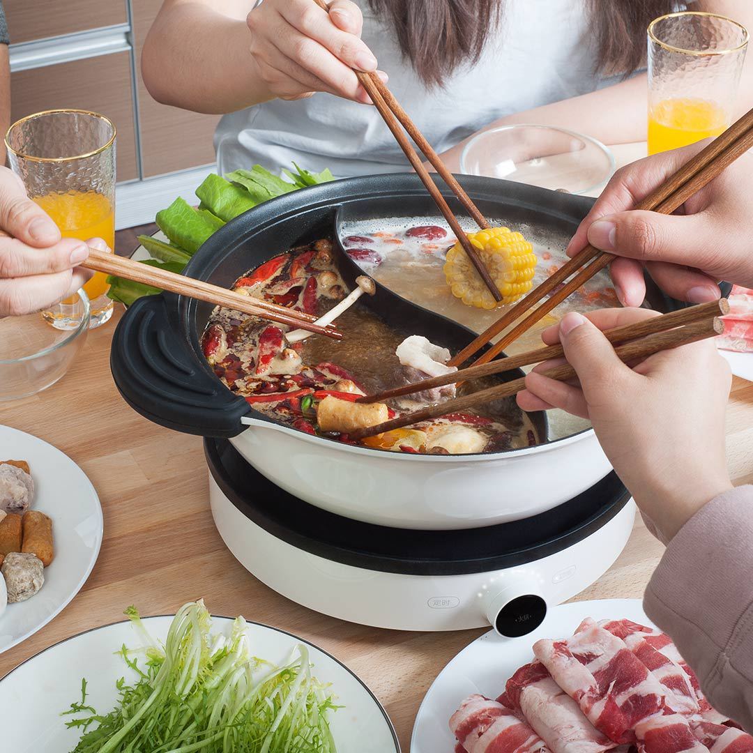 Integrated Casting Two-flavor Hot Pot – Walfos® Kitchenware
