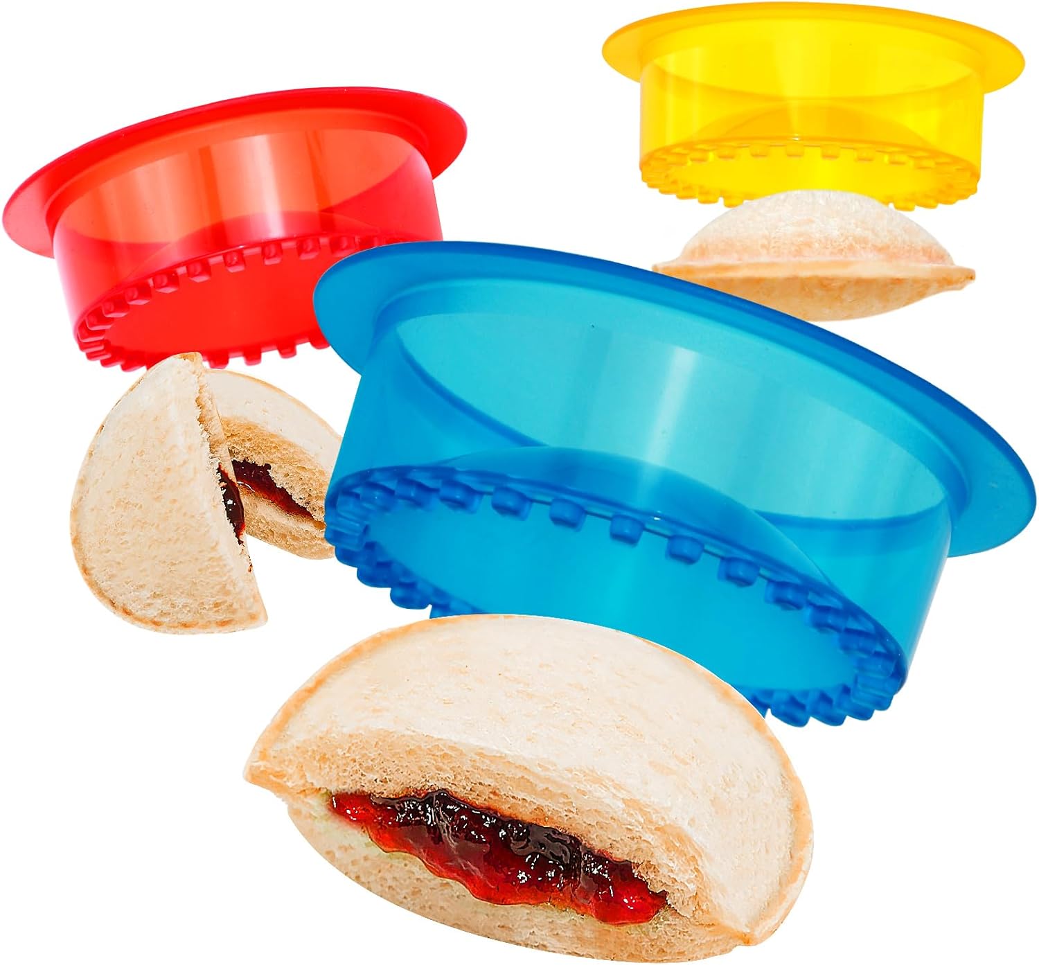 HiYZ Sandwich Cutter and Sealer - 5 PCS Decruster Sandwich Maker - Pea ...