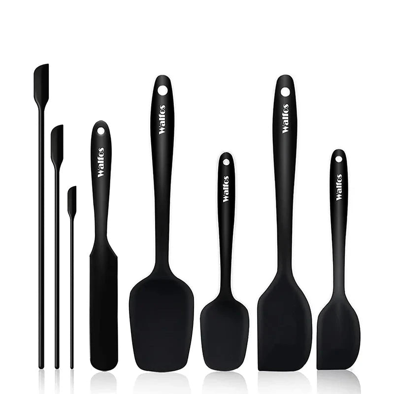 WALFOS Food Grade Non Stick Butter Cooking Silicone Spatula Set Heat R ...