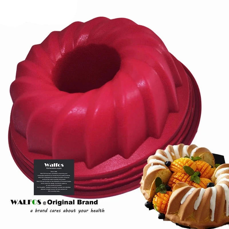 WALFOS Food Grade Silicone Mousse Mould Large Size Silicone Butter Cak – Walfos® Kitchenware